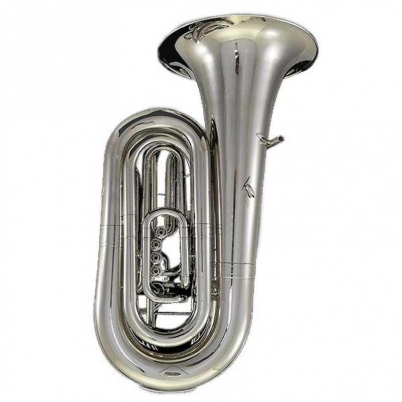 tuba st petersburg 210ld ns 4/4 niquelada pistones