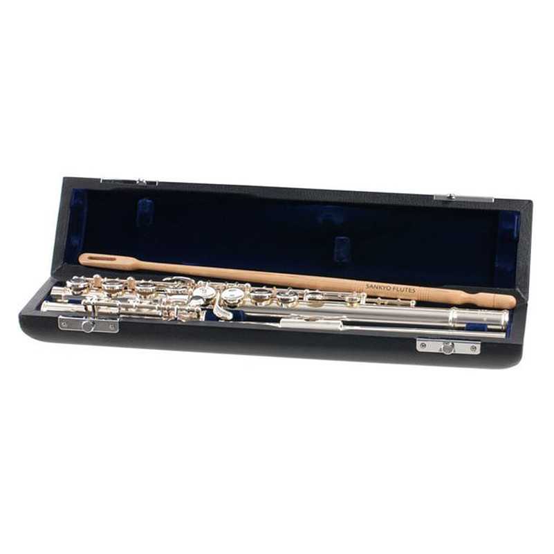 Flauta Sankyo CF301 E Silver Sonic de Plata - Sanganxa.com
