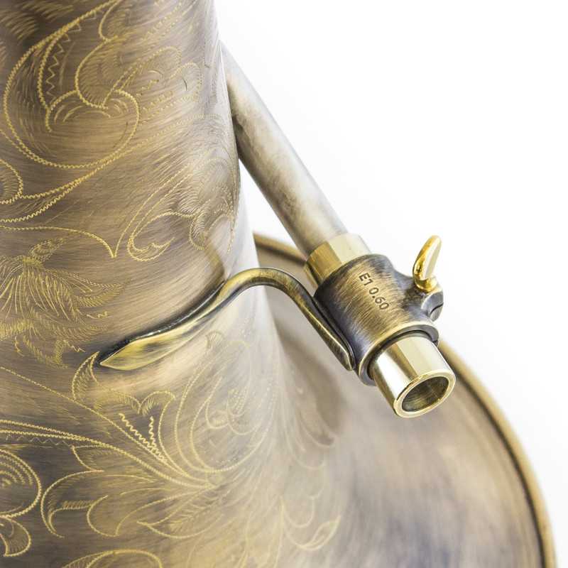 Bombardino Adams E1 0.60 Acabado Antique Tudel Plata - Sanganxa.com